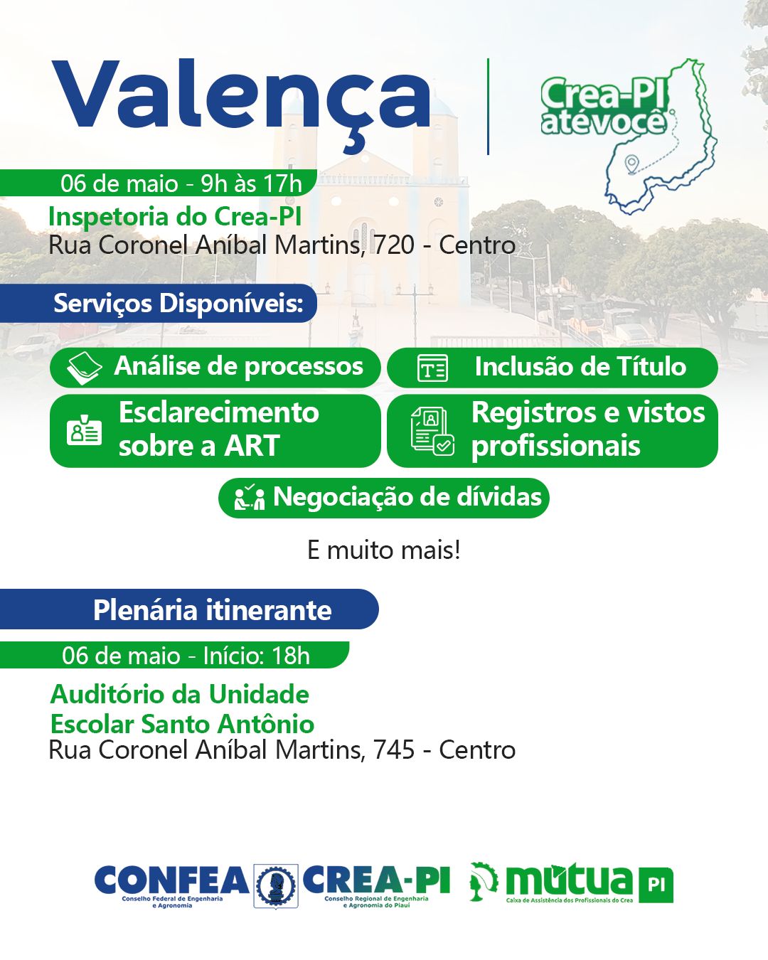 CREA-PI estará em Valença nesta segunda-feira(06) no Colegio Santo ...